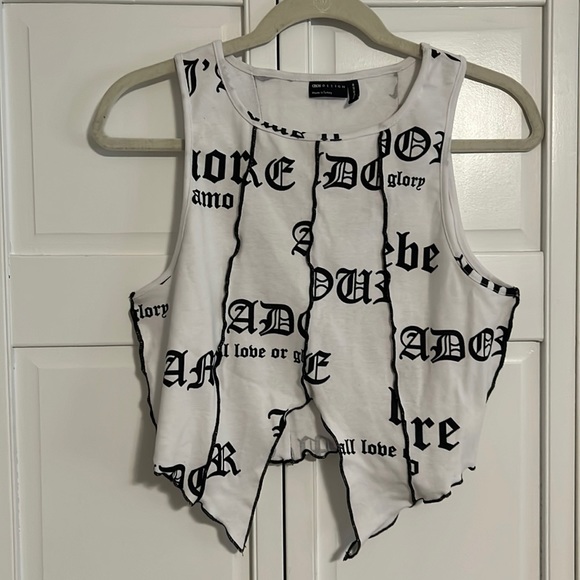 ASOS | Tops | Cut Out Crop Top | Poshmark